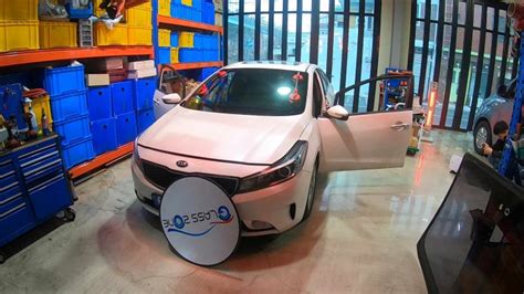 K3 Yd 앞유리교체 출근길 돌칩 튐으로 차유리 크랙이 발생한 기아자동차 정품 전면유리교체 재시공 전체 열차단썬팅 시공한