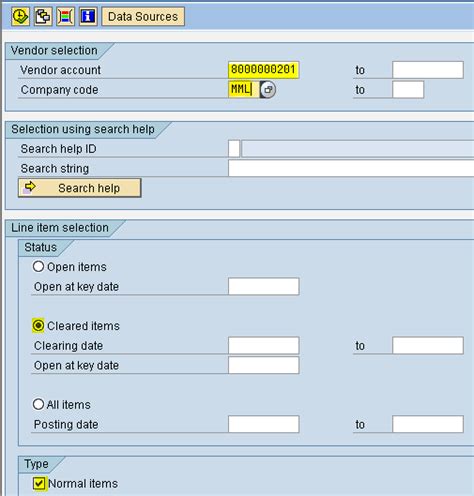 SAP FICO MODULE LEARNING Display Vendor Account