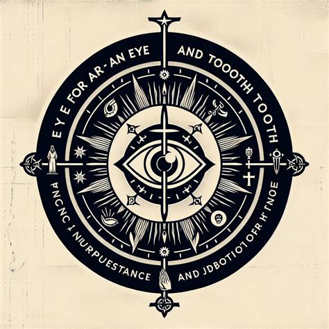 Eye For Eye And Too Bible Art