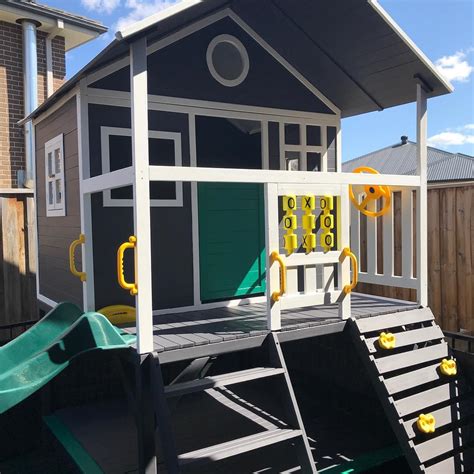 Painted Cubby House Ideas At Sebastian Belbin Blog
