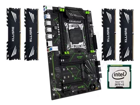 Kit Placa Mãe Mr9a X99 Xeon E5 2670 V3 32gb Ddr4 4x8gb Frete Grátis