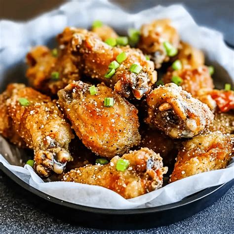 Delicious Chinese Salt And Pepper Chicken Wings Recipe