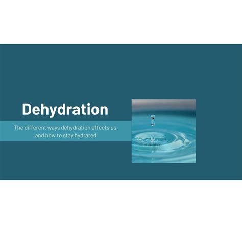 Dehydration The Different Ways Dehydration Affects Us And How To Stay