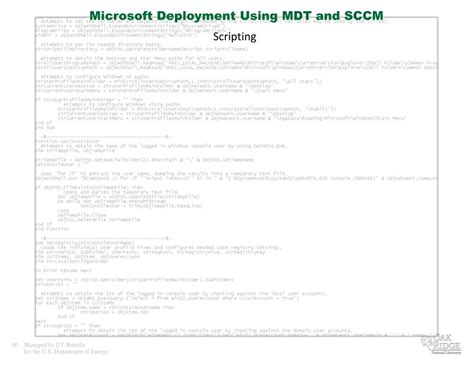 ppt microsoft deployment using mdt and sccm powerpoint presentation