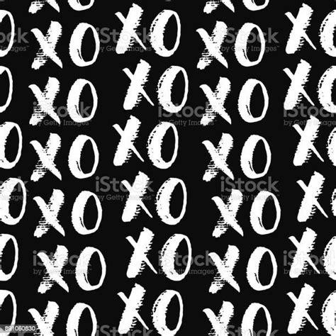 여 자가 브러쉬 레터링 표시 완벽 한 패턴 그런 지 Calligraphiv C 안 아주 고 키스 문구 인터넷 속어 약어가 여 자가 기호 벡터 일러스트 레이 션 격언에 대한