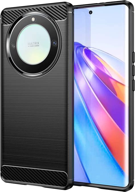 Pixfab For Honor Magic Lite G Case Slim Fit Shockproof Brushed Carbon Fibre Protective