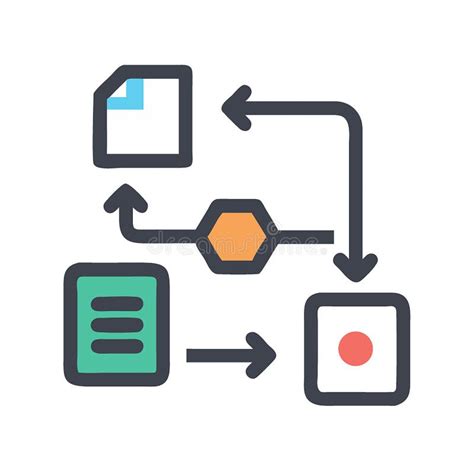Workflow Icon Stock Illustration Illustration Of Taskflow 381390088