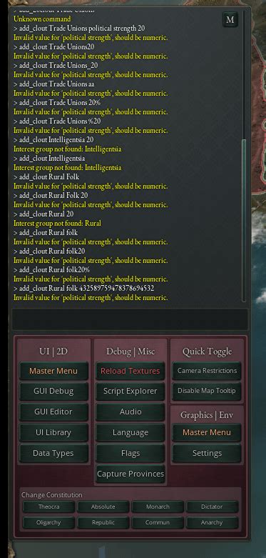 Debug Help Rvictoria3