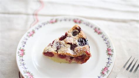 How To Make Cherry Clafoutis 프랑스 디저트 체리 클라푸티 만드는 법 Youtube