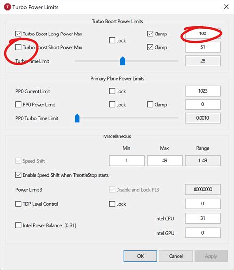 Disable Power Limits Using Throttlestop Brad S Hacks
