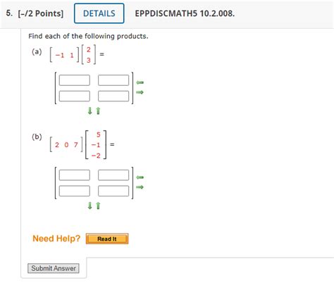 Solved 5 12 Points Details Eppdiscmath5 102008 Find