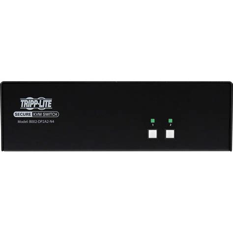 Tripp Lite Secure Kvm Switch 2 Port Dual Head Displayport To Displayport 4k Niap Pp4 0