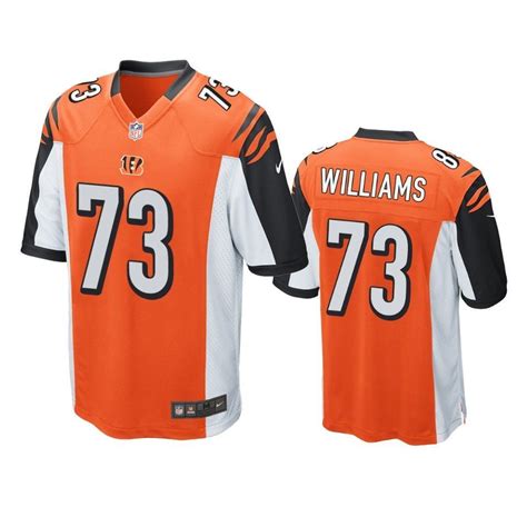 Cincinnati Bengals Jonah Williams 2019 Nfl Draft Orange Game Jersey