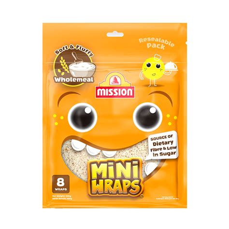 Mission Wholemeal Mini Wraps 575 8ct