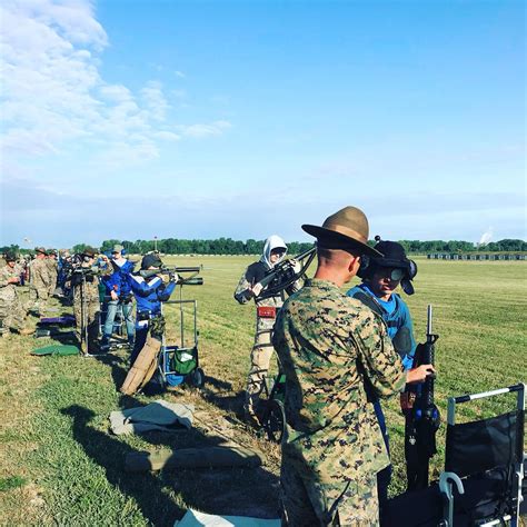 The Rifle Team Instructs The Cmp Usmc Shooting Team