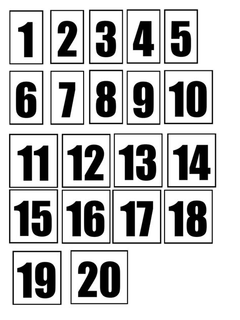 numbers pdf