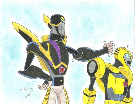 Stupid Bumblebee Say Prowl Transformers Animated By Ailgara On Deviantart