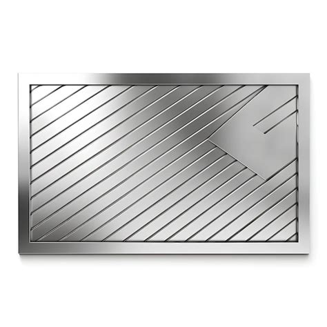Premium Ai Image Isolated Of Sliding Gate With Contemporary Abstract Linear Design Consis 8 3d