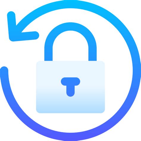 Reset Password Basic Gradient Gradient Icon