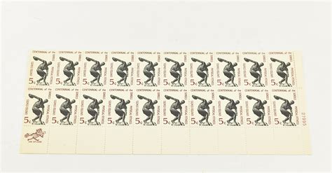 Vintage Unused Entire Sheet Real Usps Postage Stamps Property Room