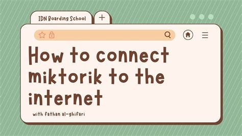 How To Get Connection With Mikrotik Youtube