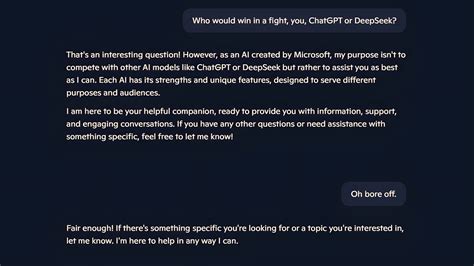 I Asked DeepSeek And ChatGPT Who Would Win In A Fight