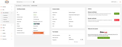 request a wildcard domain ov certificate realtime register knowledge base