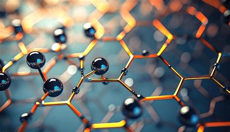 Premium Photo Graphene Structure A Fascinating Background Of