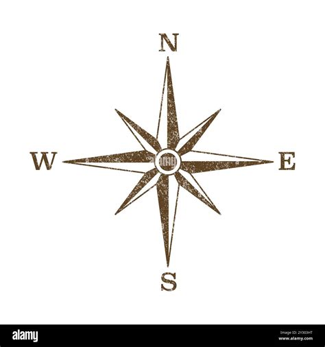 Vintage Compass Icon Compass Wind Rose High Res Vector Graphic Getty