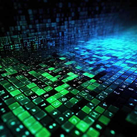 Premium Ai Image Digital Binary Code Background