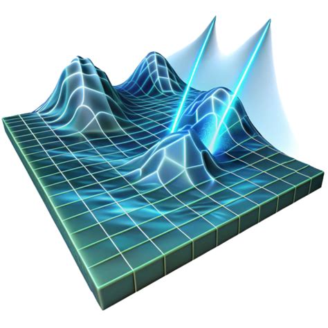 Wonderful Abstract 3d Surface Data Visualization Analyzing Waveforms And Topographical Data