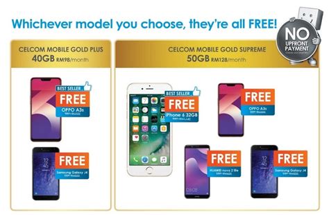 Celcom Offering 100k Smartphones For Free With No Upfront Payments