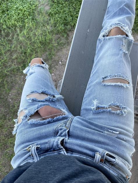 Sporting My Jeans Out At The Park Freeballing