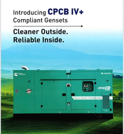CPCB IV Generator Latest Generator CPCB IV Generator On Rent Silent Generator On Hire In