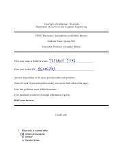 Midterm EE Pdf University Of California Riverside Department Of Electrical And Computer