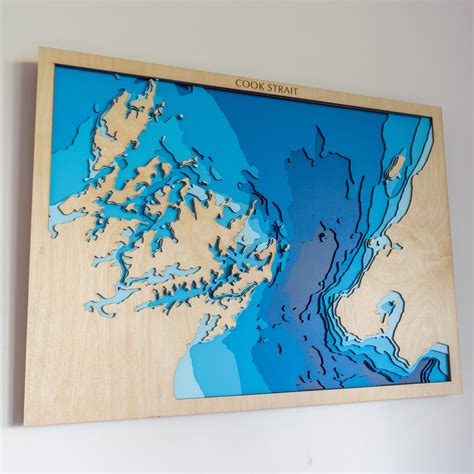 Cook Strait New Zealand Large Tides Out Maps