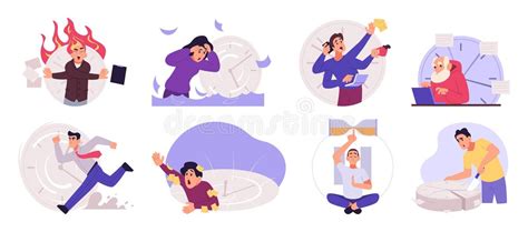 Problems Concept Cartoon Style Stock Illustrations 1874 Problems