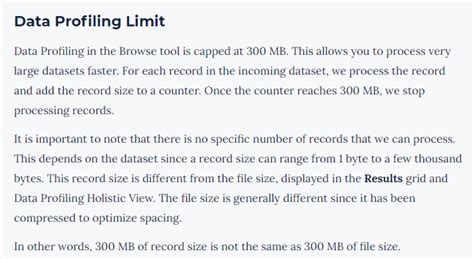 Browse Tool Not Profiling Correctly Alteryx Community