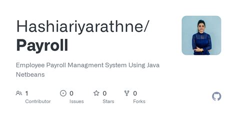 Github Hashiariyarathnepayroll Employee Payroll Managment System
