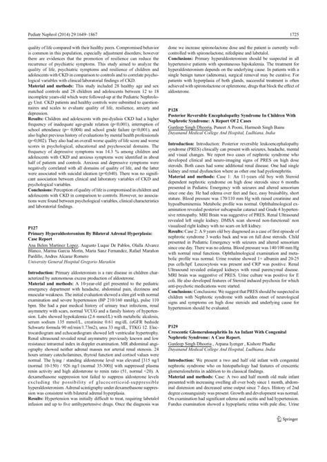 Pdf Primary Hyperaldosteronism By Bilateral Adrenal Hyperplasia Case Report