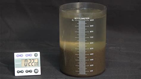 Solids Separation Test Settleometer Youtube