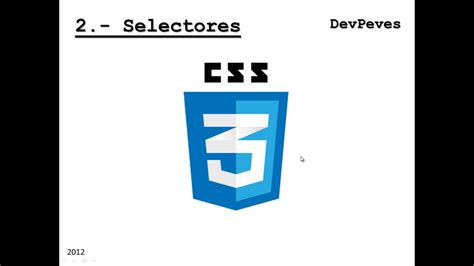 Css Tutorial 021 Selectores Básicos Youtube