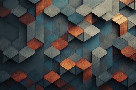 Premium Ai Image A Series Of Geometric Shapes By Person