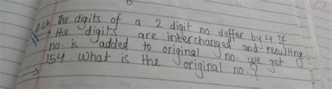 the digits of a two digit number differ by 3 if the digits are
