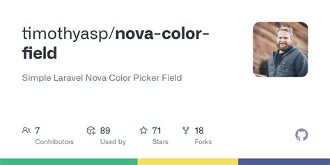 A Laravel Nova Color Picker Field
