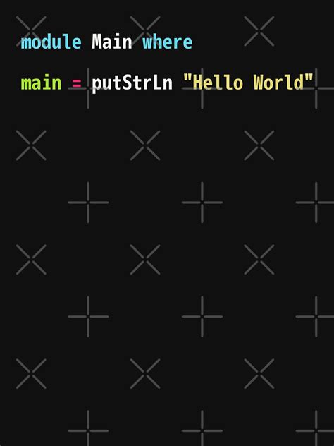 hello world haskell code dark syntax scheme coder design t shirt