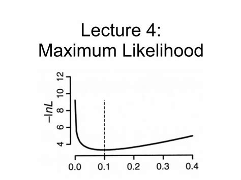 Pdf Lecture 4 Maximum Likelihood Dietzebayes2020lesson04