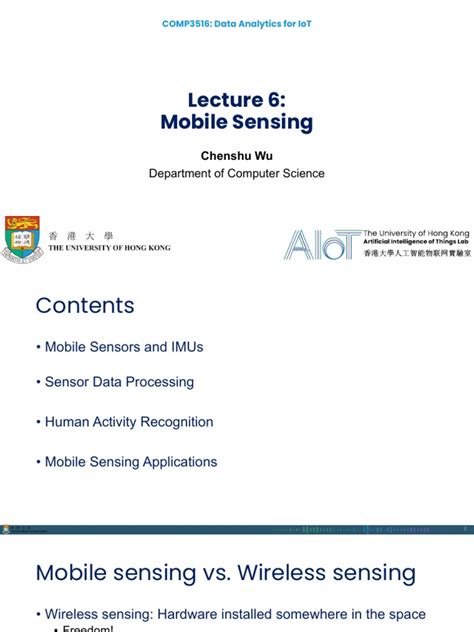 Lecture06 Mobile Sensing Pdf Mobile Device