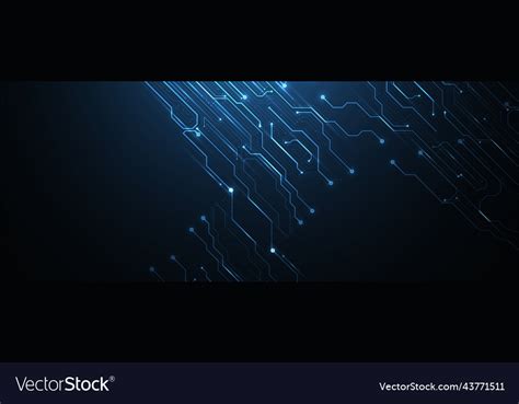 Abstract Technology Concept High Computer Color Vector Image