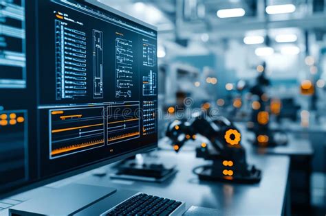 Hightech Industrial Robotic Arm In Advanced Factory Setting Showcasing